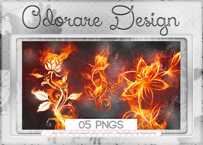 Fire Flowers by Odorare-Design on DeviantArt