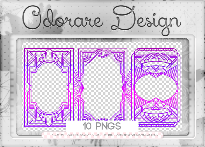 Art Deco Elementos Png Pack 01 by Odorare-Design on DeviantArt