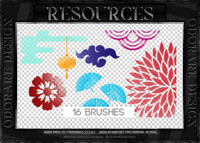 Asian Brushes by Odorare-Design on DeviantArt