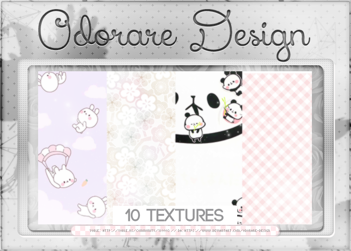 Cute Textures Pack [06] by Odorare-Design on DeviantArt