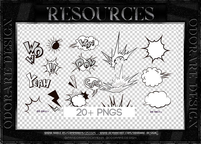 Comics Png Pack 02 by Odorare-Design on DeviantArt