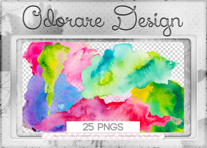 Random Png Pack 207 - 1 WaterColor by Odorare-Design on DeviantArt
