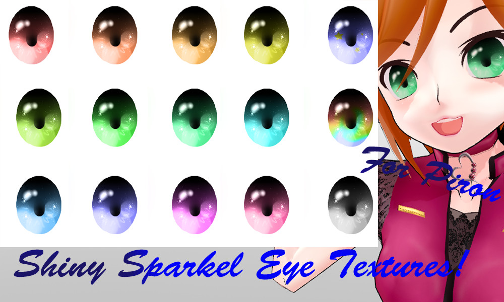 MMD Sparkle eye textures by Lucie-Chan on DeviantArt