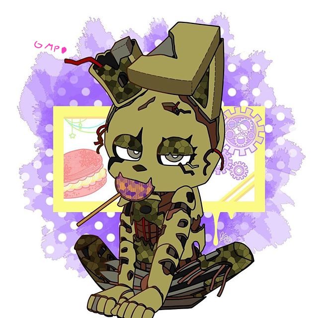 Fnaf Springtrap By Britneypringle On Deviantart Fnaf Anime Fnaf The