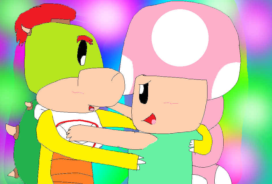 vey rando of toadette and bowser jt danceing by HG-The-Hamster on ...
