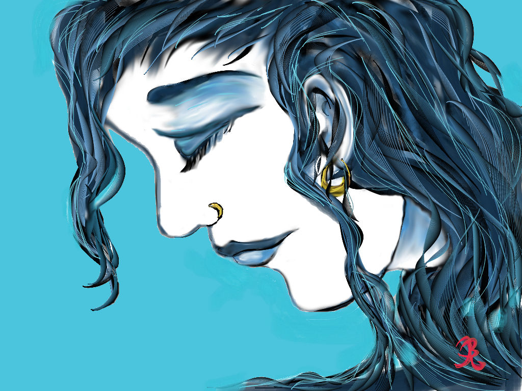 Goth Blue Boy by RJTrinket on DeviantArt