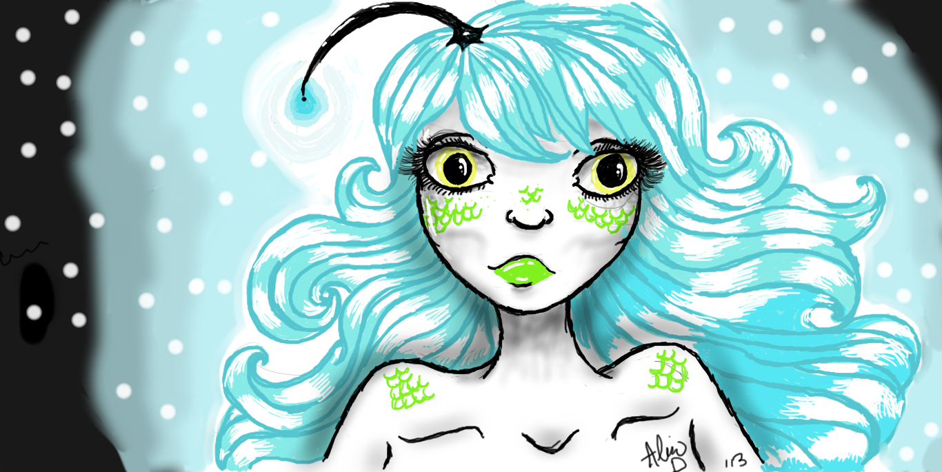 Deep Sea Mermaid by LizzyBordon on DeviantArt