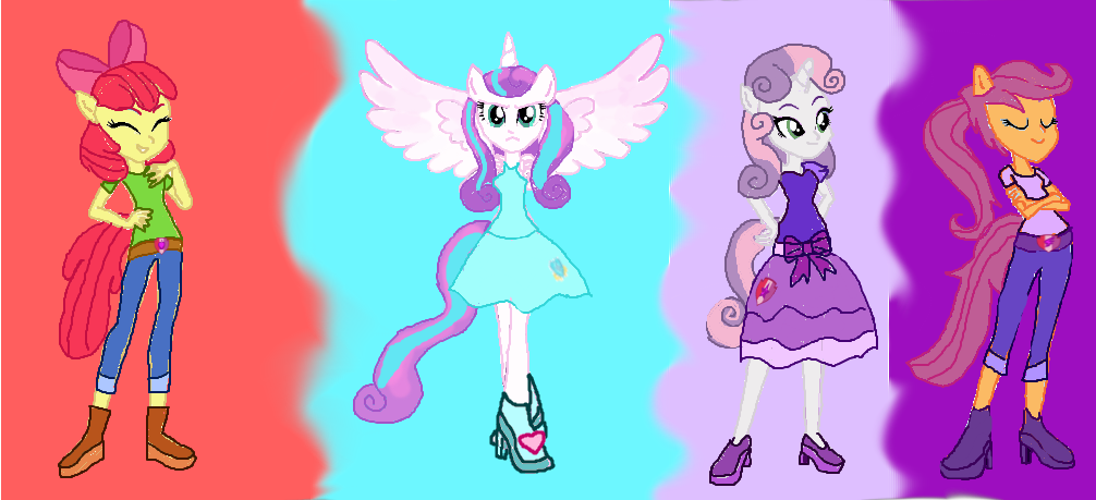 Flurry Heart and The Cutie Mark Crusaders by ItzSuperGirlDeyonah on DeviantArt