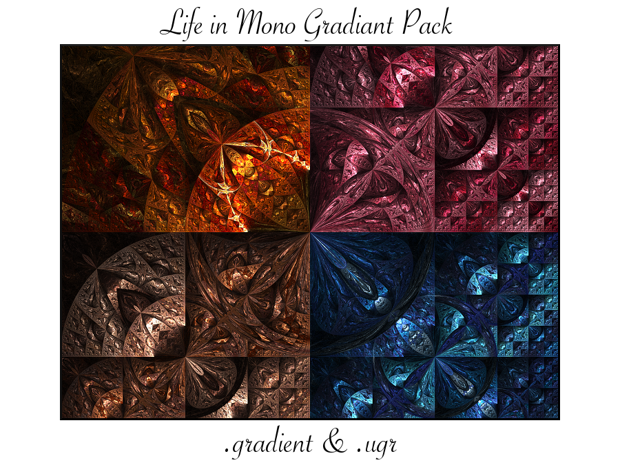 Life In Mono-Gradient Pack by chibiamy on DeviantArt