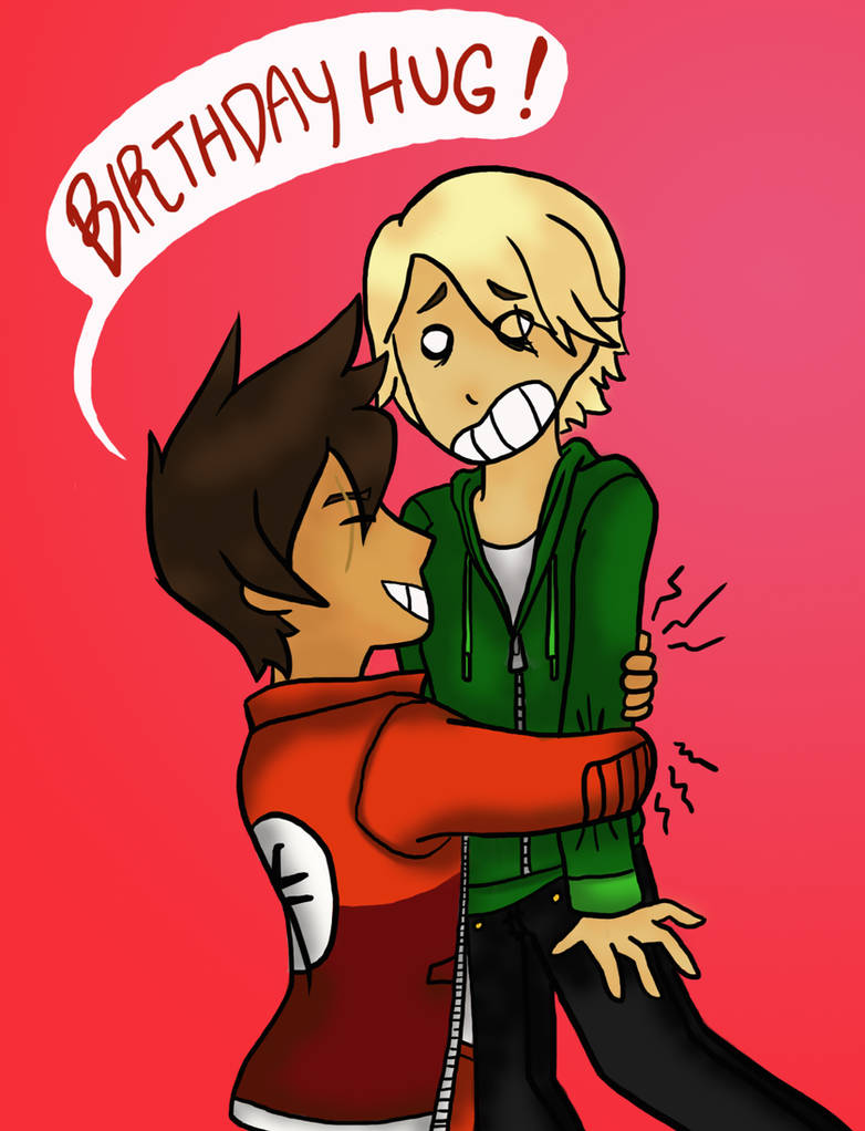 Birthday Hug by PeetaTheBreadOnFire on DeviantArt