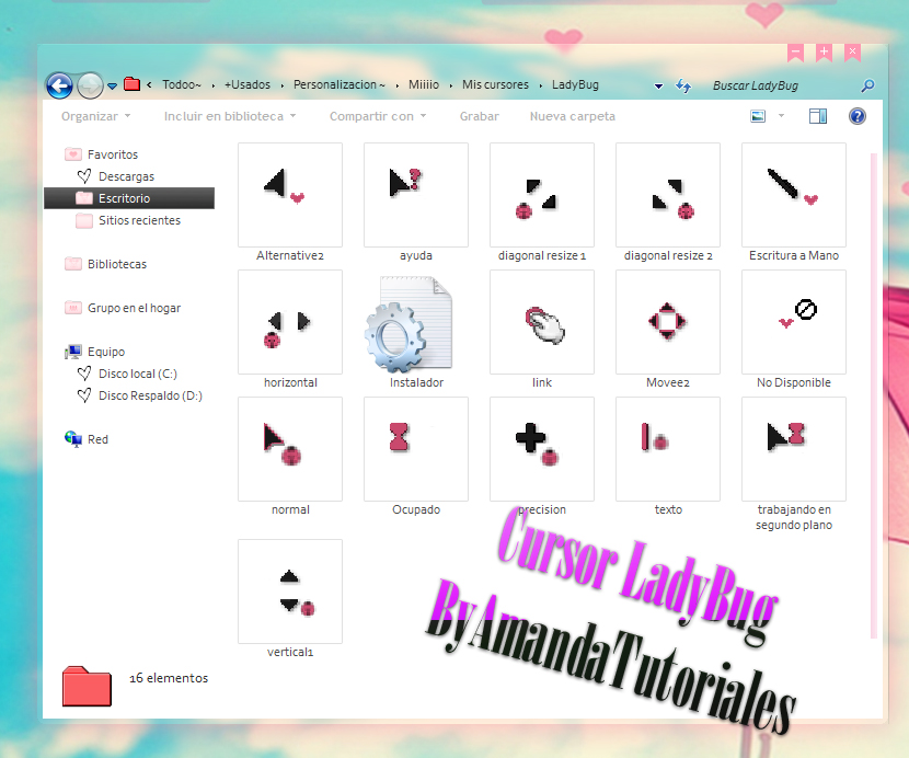 Cursor LadyBug by AmandaDeJb on DeviantArt