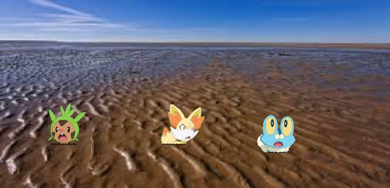 Gen 6 starter pokemon sinking in quicksand by Noname0322 on DeviantArt