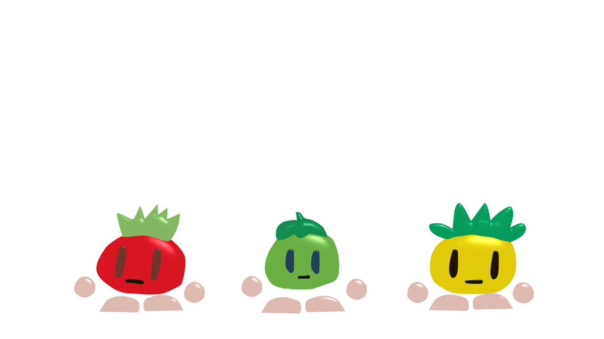 MMD Tomato Adventure : Tomatrio by niconicodonasm666 on DeviantArt