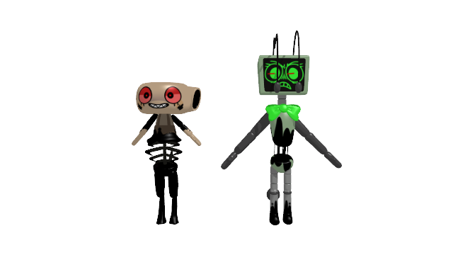 MMD Dandy's World : Twisted Shelly and Vee by niconicodonasm666 on ...