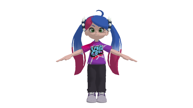MMD OC : Unknown(Ninjala Style) by niconicodonasm666 on DeviantArt