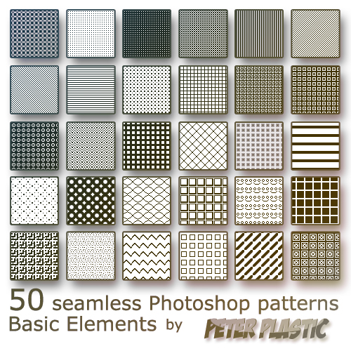 Basic seamless Patterns by PeterPlastic on DeviantArt