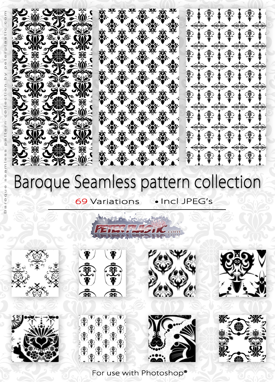 Baroque Pattern collection by PeterPlastic on DeviantArt