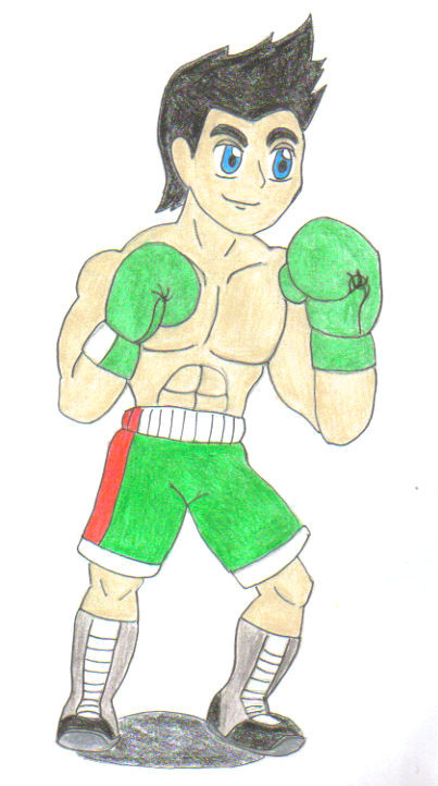 shirtless Little Mac- color by ravenf6 on DeviantArt