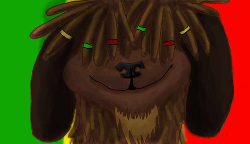 Reggie the Jamaican Dog by dragonmissy on DeviantArt