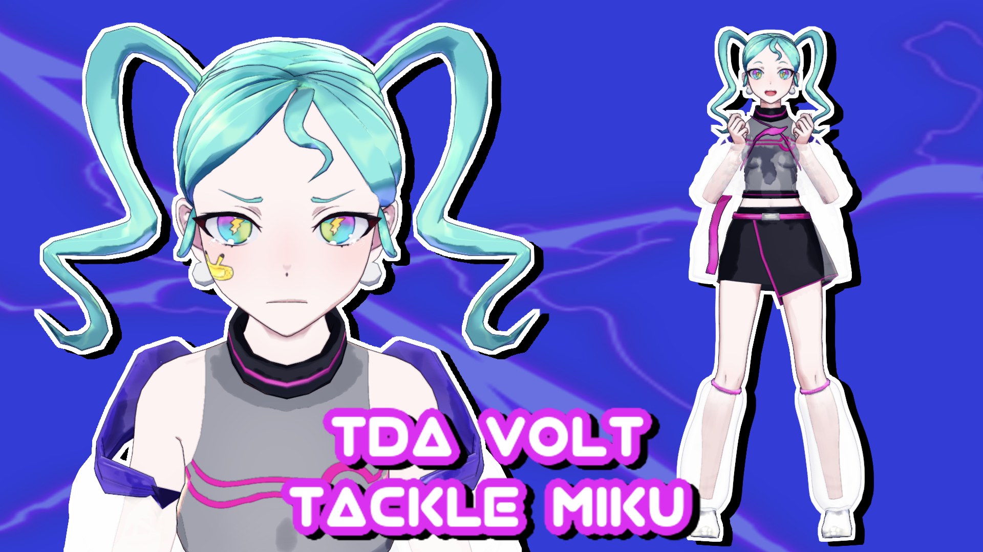 TDA Volt Tackle Miku DL by HaloMMD on DeviantArt