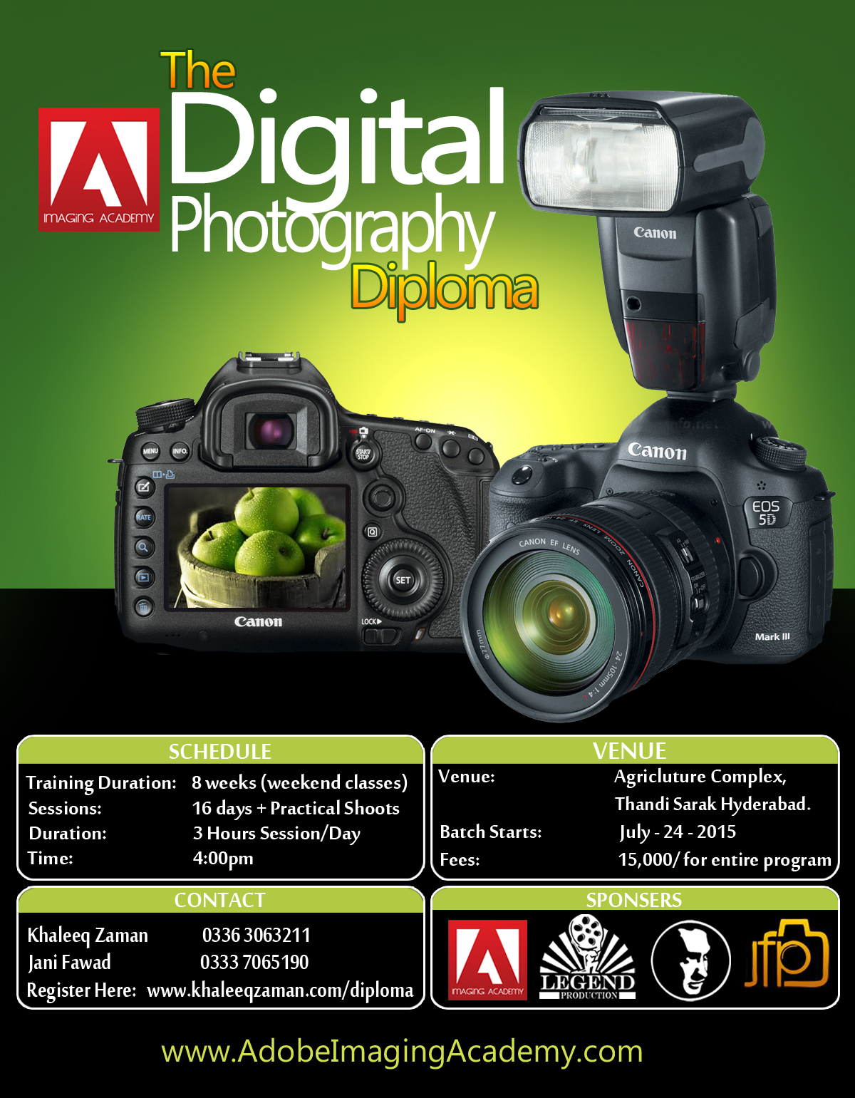Digital Photography Workshop Poster Design PSD By KhaleeqXaman On 