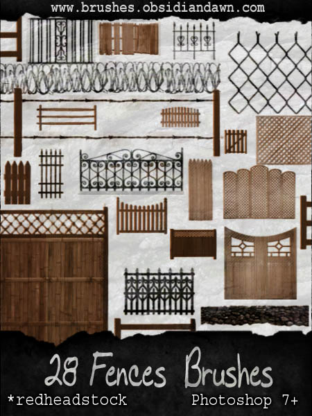 GIMP Fences Brushes by Project-GimpBC on DeviantArt