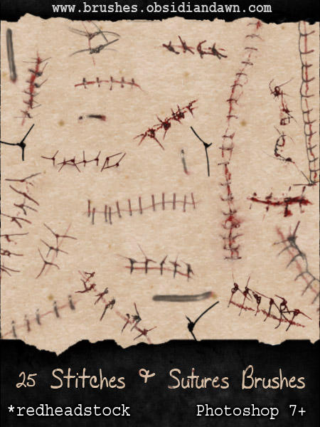 GIMP Stitches and Sutures by Project-GimpBC on DeviantArt