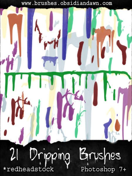 GIMP Dripping Brushes by Project-GimpBC on DeviantArt