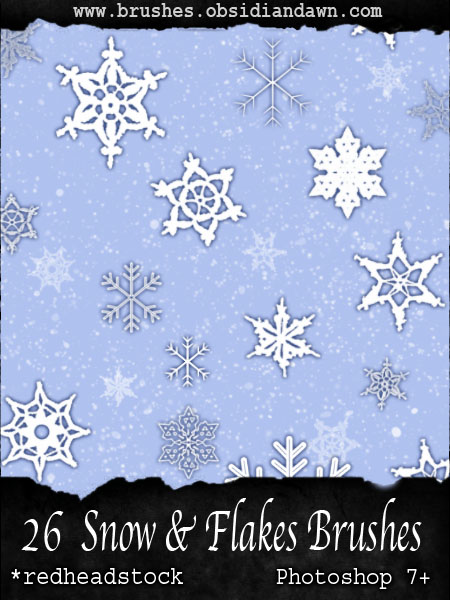 GIMP Snow and Flake Brushes by Project-GimpBC on DeviantArt