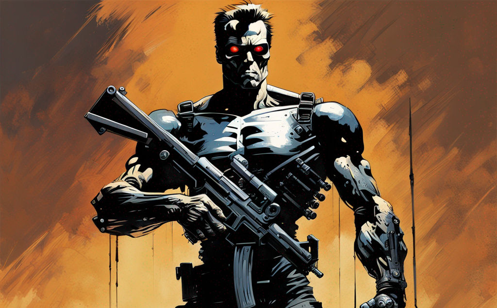 The Terminator in the style of Frank Frazetta art by TwinSix1973 on ...