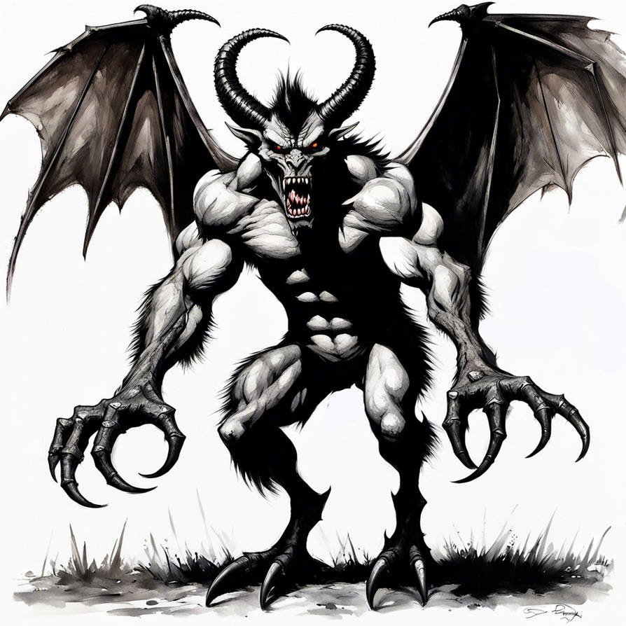 Jersey Devil in the style of Simon Bisley art by TwinSix1973 on DeviantArt