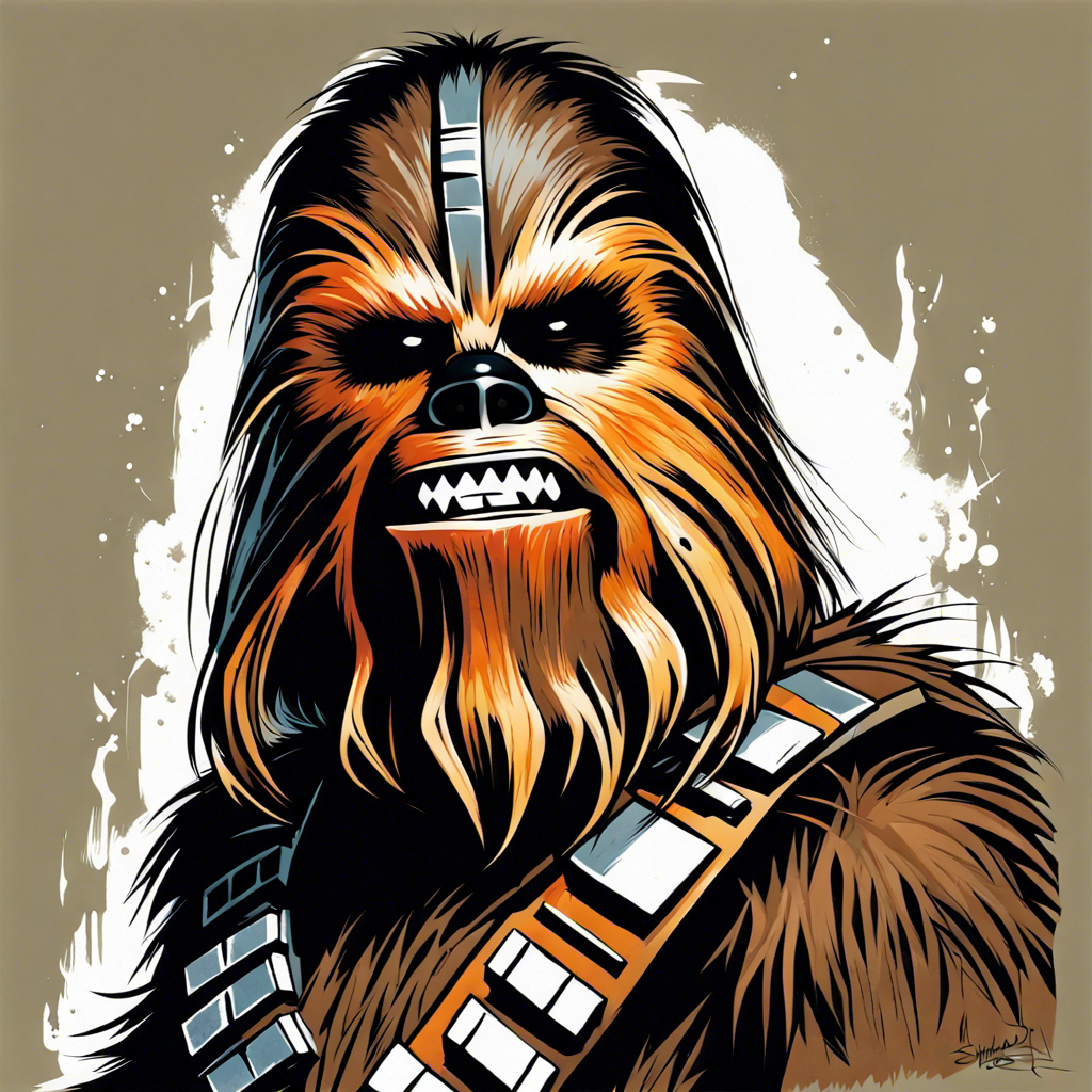 Chewbacca in the style of Simon Bisley art by TwinSix1973 on DeviantArt