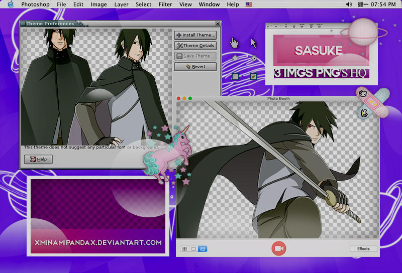 PNG PACK: Sasuke #2 by XMinamiPandaX on DeviantArt