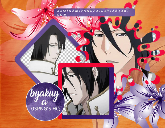 PNG PACK. Byakuya #8 by XMinamiPandaX on DeviantArt