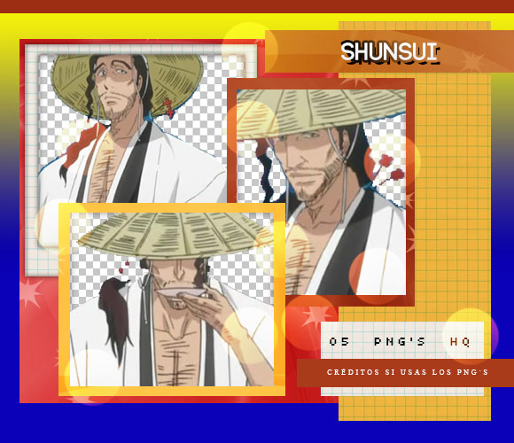 PNG PACK: Shunsui #1 (Episode 37) by XMinamiPandaX on DeviantArt
