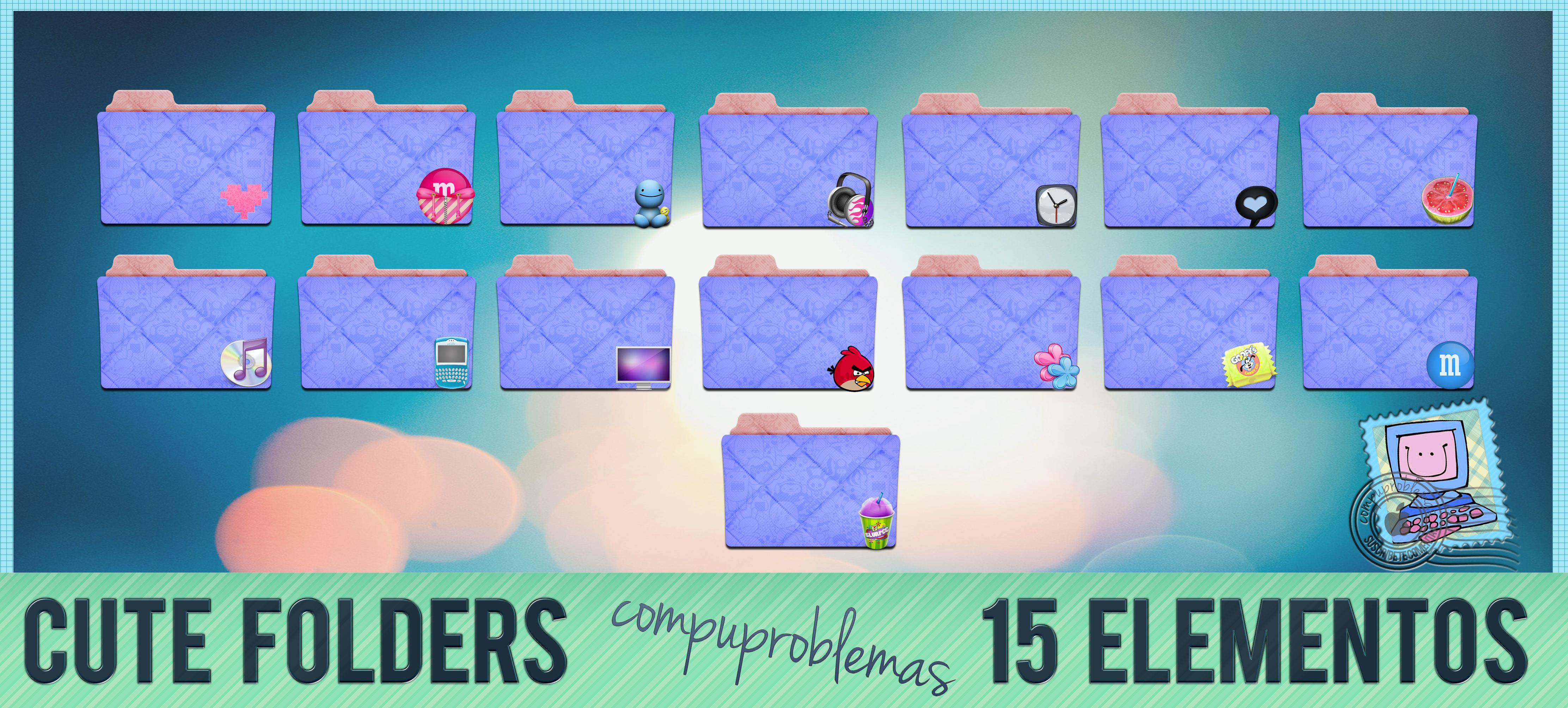 CUTE Folders en Ico y Png by Compuproblemas on DeviantArt