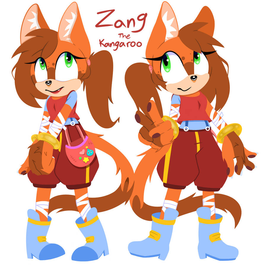Zang the Kangaroo (OC) by CatyusIsHere on DeviantArt
