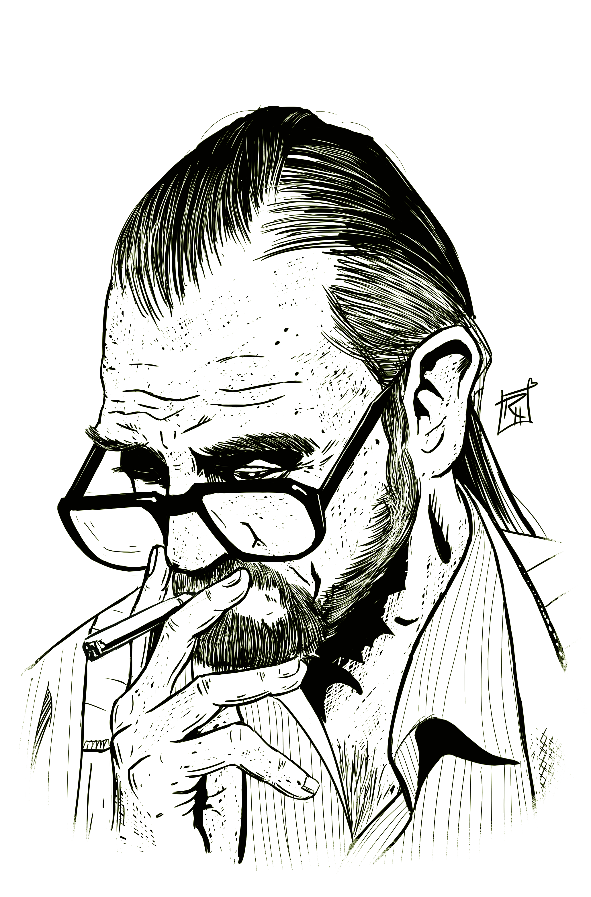George Romero by Rated-RickyHill on DeviantArt