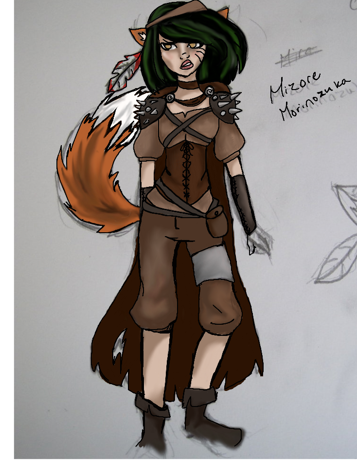DnD Rough Sketch Mizore by CassieCougar on DeviantArt