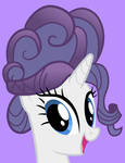 Rarity biting her lip by punchingshark on DeviantArt