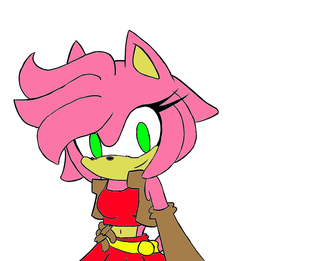 Amy Rose Doodle Colored by LouisEugenioJR1990 on DeviantArt