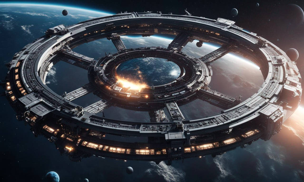 Space Station by MagPolarny on DeviantArt