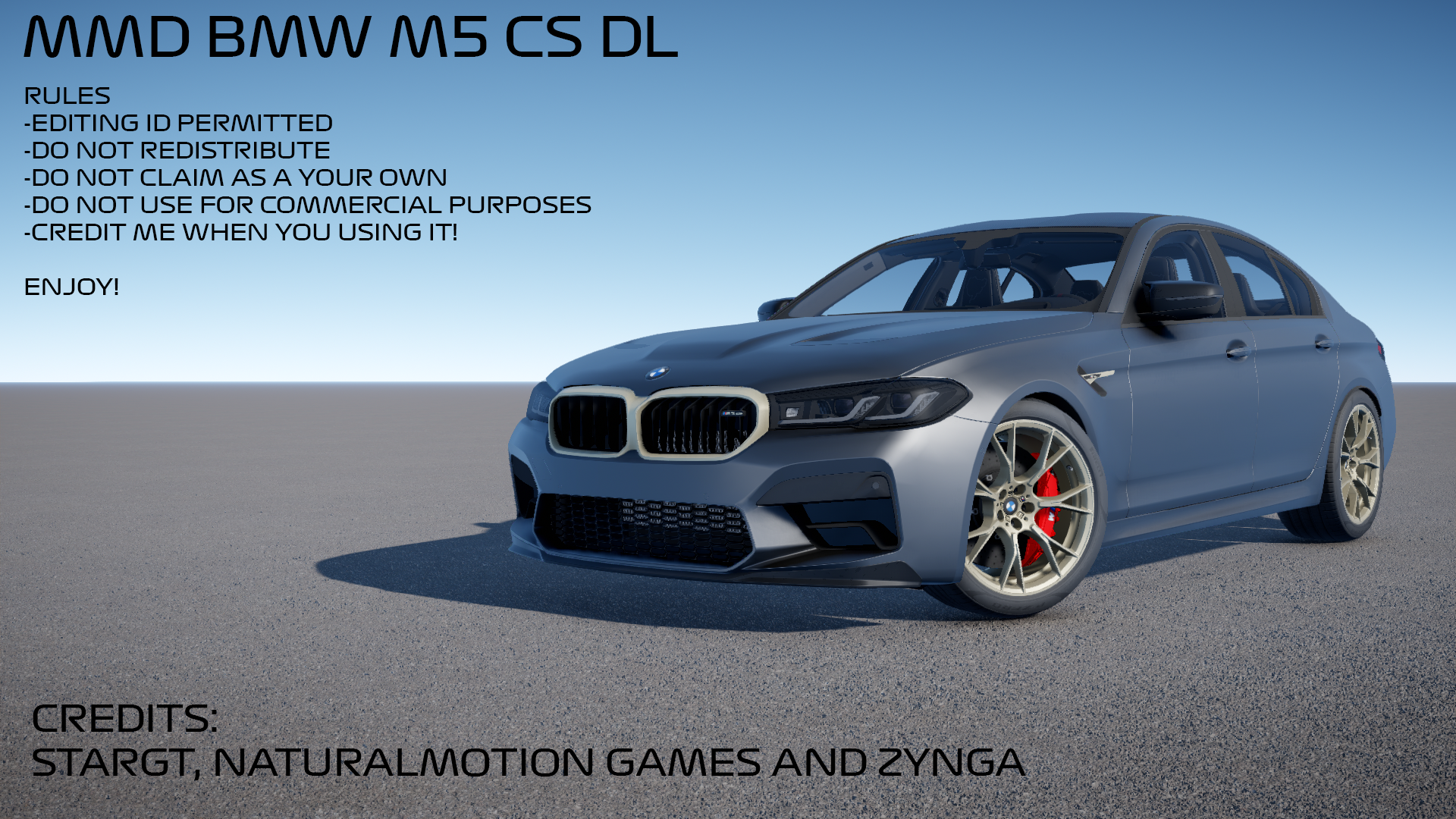 MMD BMW M5 CS DL by MaeveSterling on DeviantArt