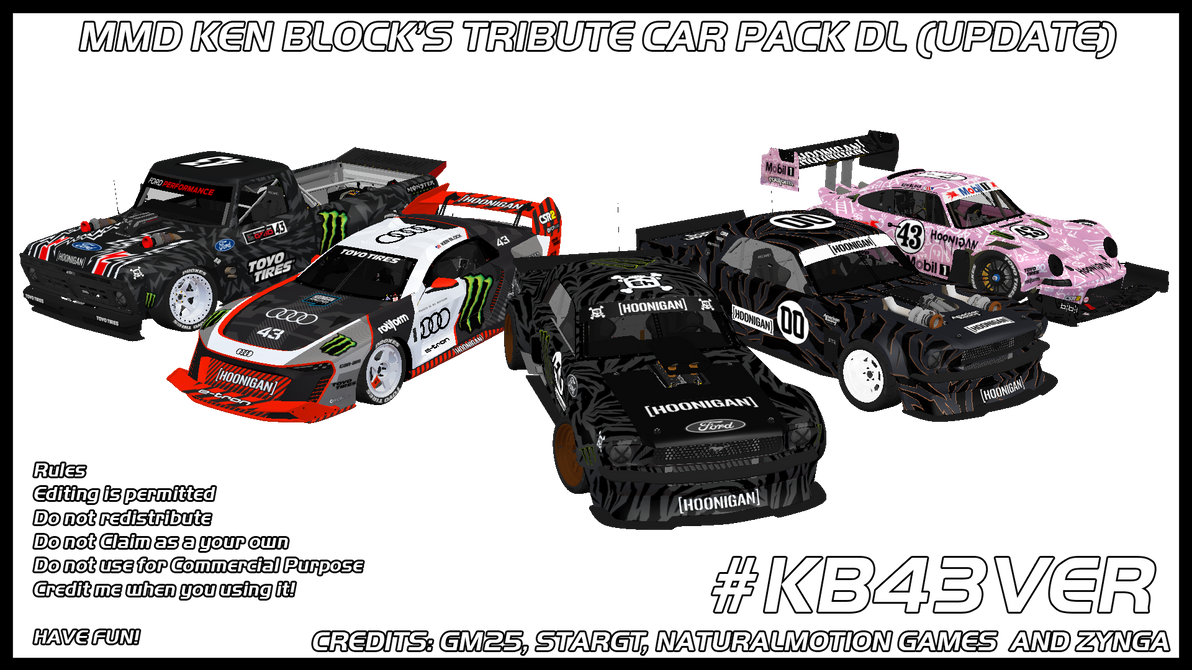 MMD Ken Block's Tribute Car Pack DL by MaeveSterling on DeviantArt