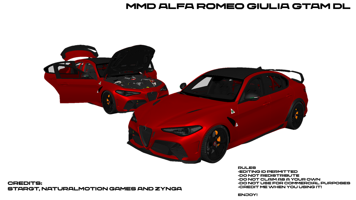 MMD Alfa Romeo Giulia GTAM DL by MaeveSterling on DeviantArt