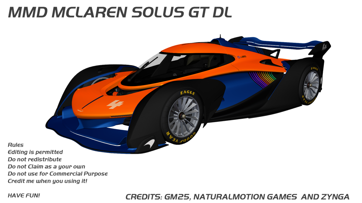 MMD McLaren Solus GT DL by MaeveSterling on DeviantArt