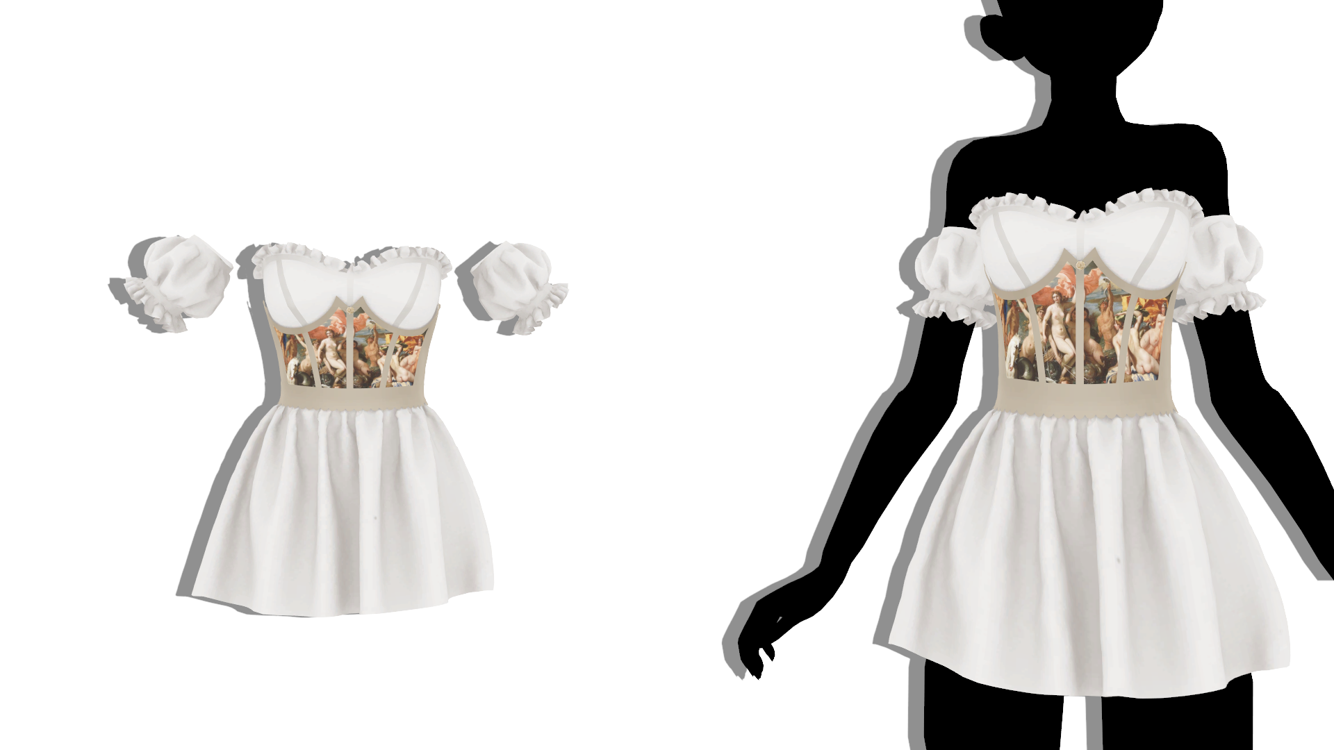 MMD - Sims 4 Venus Dress by fake-n-true on DeviantArt