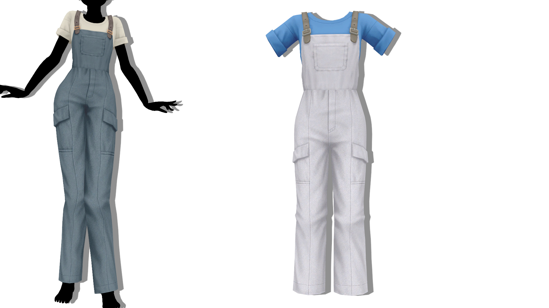 MMD - Sims 4 Eevee Overalls by fake-n-true on DeviantArt