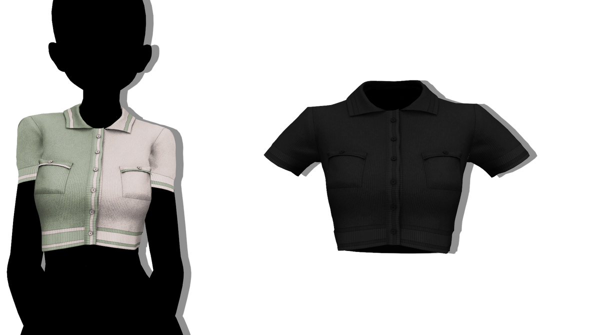 MMD - Sims 4 Lydia Top by fake-n-true on DeviantArt
