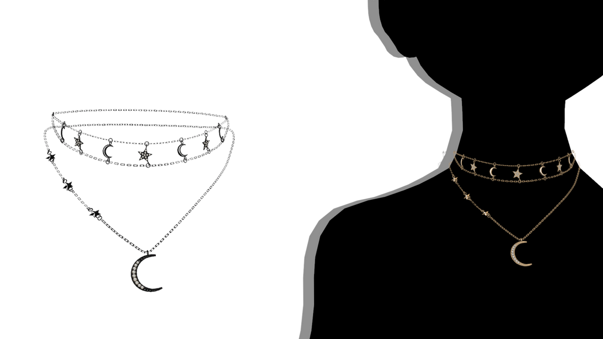 MMD - Sims 4 Nova Necklace by fake-n-true on DeviantArt